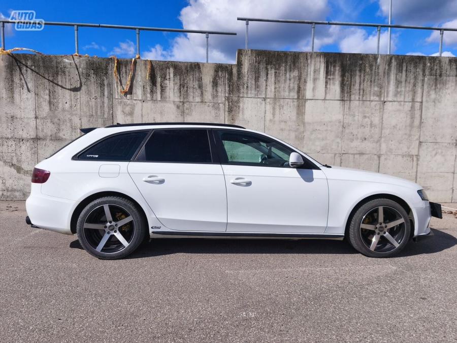 White Audi A4 2009 in Vilnius, with an engine capacity of 2.00 L and mileage of 390 thousand km for 5200 €, photo 6 on AUTOMOTO.COM.LV