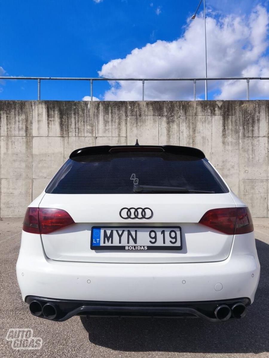 White Audi A4 2009 in Vilnius, with an engine capacity of 2.00 L and mileage of 390 thousand km for 5200 €, photo 9 on AUTOMOTO.COM.LV