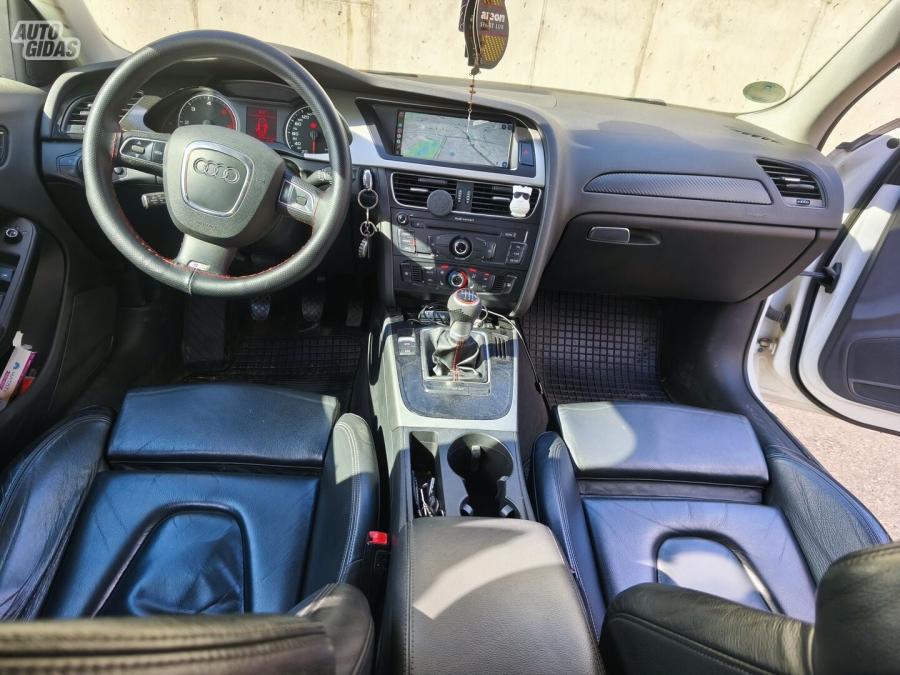 White Audi A4 2009 in Vilnius, with an engine capacity of 2.00 L and mileage of 390 thousand km for 5200 €, photo 10 on AUTOMOTO.COM.LV