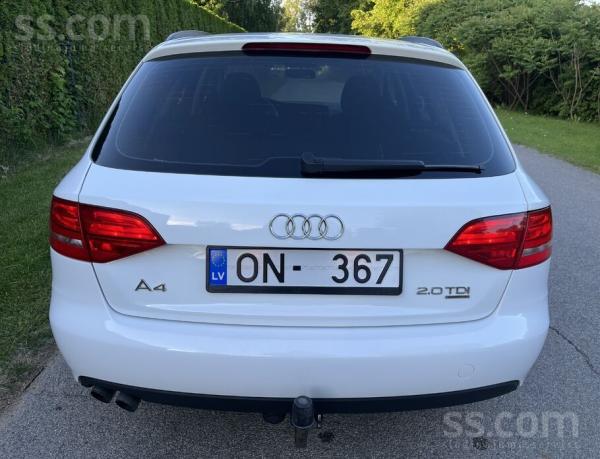 Balts Audi A4 2009 Bauska, ar dzinēja tilpumu 2.00 L un nobraukumu 0 tūkst. km par 5990 €, foto 4 vietnē AUTOMOTO.COM.LV