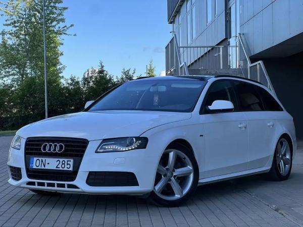 White Audi A4 2009 in Jekabpils, with an engine capacity of 2.00 L and mileage of 246 thousand km for 6700 €, photo 1 on AUTOMOTO.COM.LV