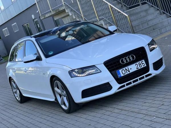 White Audi A4 2009 in Jekabpils, with an engine capacity of 2.00 L and mileage of 246 thousand km for 6700 €, photo 5 on AUTOMOTO.COM.LV