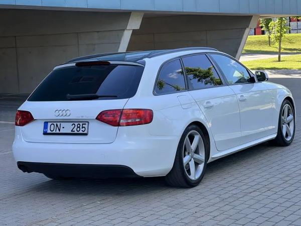 White Audi A4 2009 in Jekabpils, with an engine capacity of 2.00 L and mileage of 246 thousand km for 6700 €, photo 6 on AUTOMOTO.COM.LV