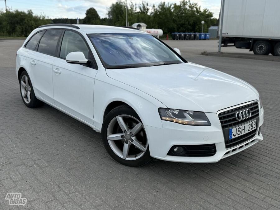 White Audi A4 2009 in Vilnius, with an engine capacity of 1.80 L and mileage of 351 thousand km for 2750 €, photo 3 on AUTOMOTO.COM.LV