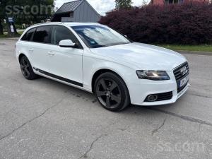 White Audi A4 2009 in Tukums, with an engine capacity of 2.00 L and mileage of 328 thousand km for 4350 €, photo 9 on AUTOMOTO.COM.LV