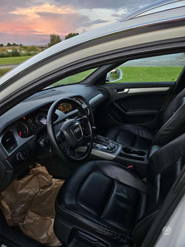 Balts Audi A4 2009 Telšiai, ar dzinēja tilpumu 1.97 L un nobraukumu 314 tūkst. km par 5950 €, foto 6 vietnē AUTOMOTO.COM.LV