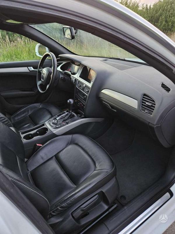 Balts Audi A4 2009 Telšiai, ar dzinēja tilpumu 1.97 L un nobraukumu 314 tūkst. km par 5950 €, foto 7 vietnē AUTOMOTO.COM.LV
