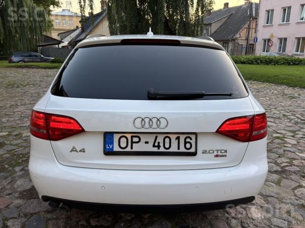 Balts Audi A4 2009 Bauska, ar dzinēja tilpumu 2.00 L un nobraukumu 310 tūkst. km par 5890 €, foto 4 vietnē AUTOMOTO.COM.LV