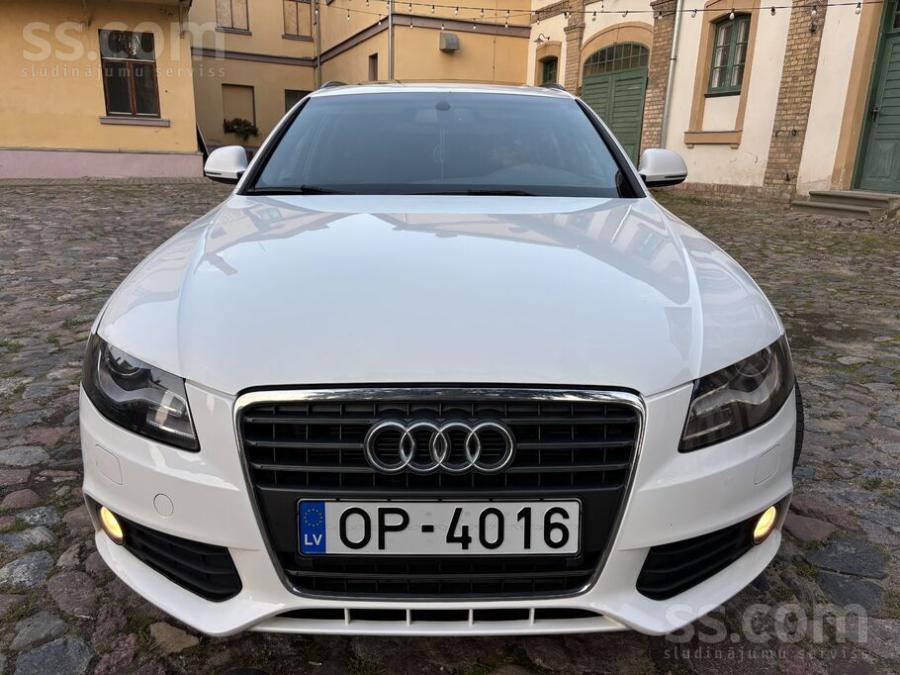 Белый Ауди А4 2009 в Бауска, объемом двигателя 2.00 л и пробегом 310 тыс. км за 5890 €, фото 9 на AUTOMOTO.COM.LV