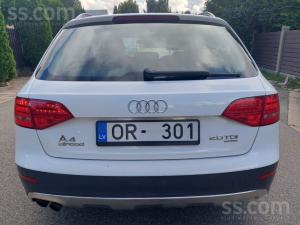 White Audi A4 2009 in Riga, with an engine capacity of 2.00 L and mileage of 0 thousand km for 6995 €, photo 8 on AUTOMOTO.COM.LV