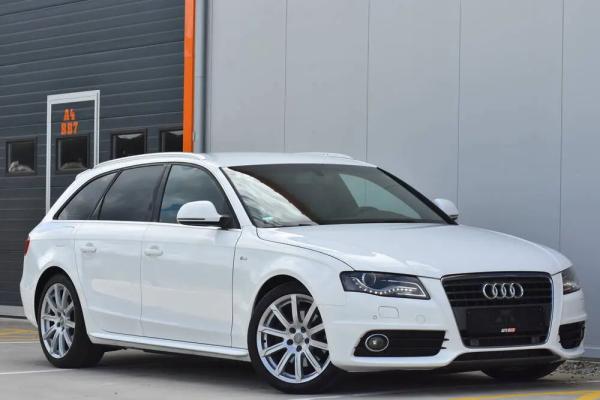 Balts Audi A4 2009 Mārupe, ar dzinēja tilpumu 2.00 L un nobraukumu 290 tūkst. km par 6990 €, foto 1 vietnē AUTOMOTO.COM.LV
