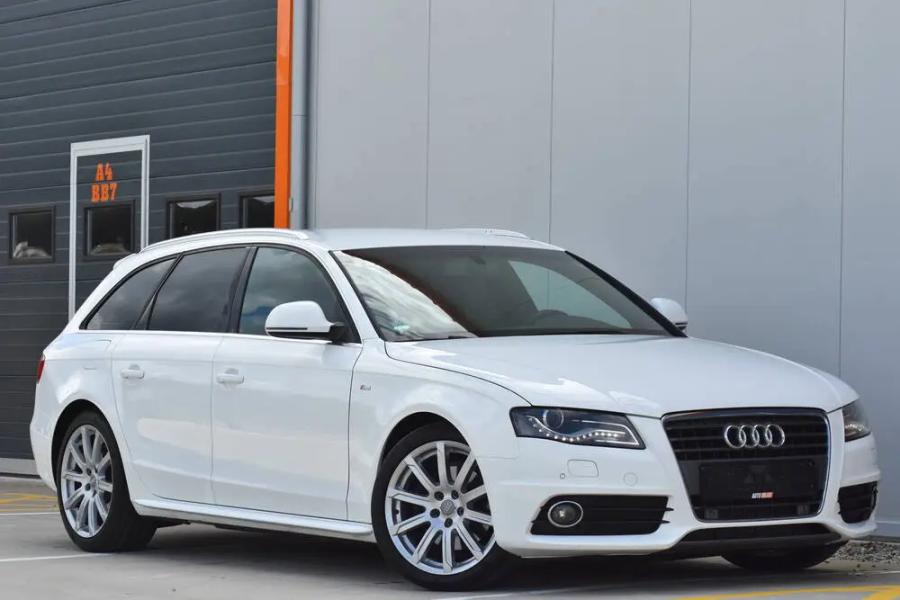 Balts Audi A4 2009 Mārupe, ar dzinēja tilpumu 2.00 L un nobraukumu 290 tūkst. km par 6990 €, foto 1 vietnē AUTOMOTO.COM.LV
