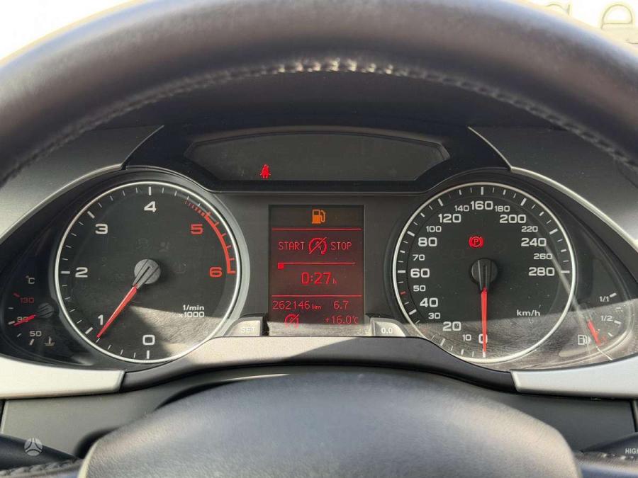 Белый Ауди А4 2009 в Таураге, объемом двигателя 1.97 л и пробегом 260 тыс. км за 5300 €, фото 19 на AUTOMOTO.COM.LV