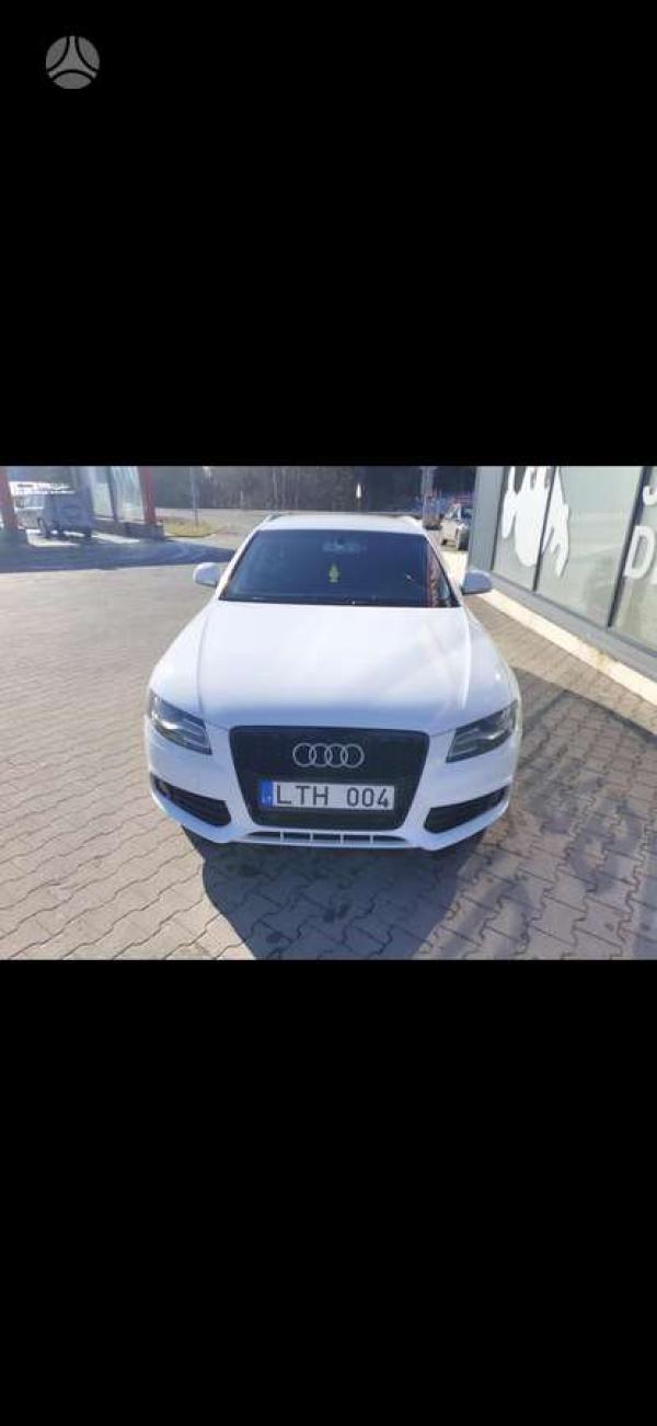 White Audi A4 2009 in Alytus, with an engine capacity of 2.00 L and mileage of 305 thousand km for 4900 €, photo 6 on AUTOMOTO.COM.LV