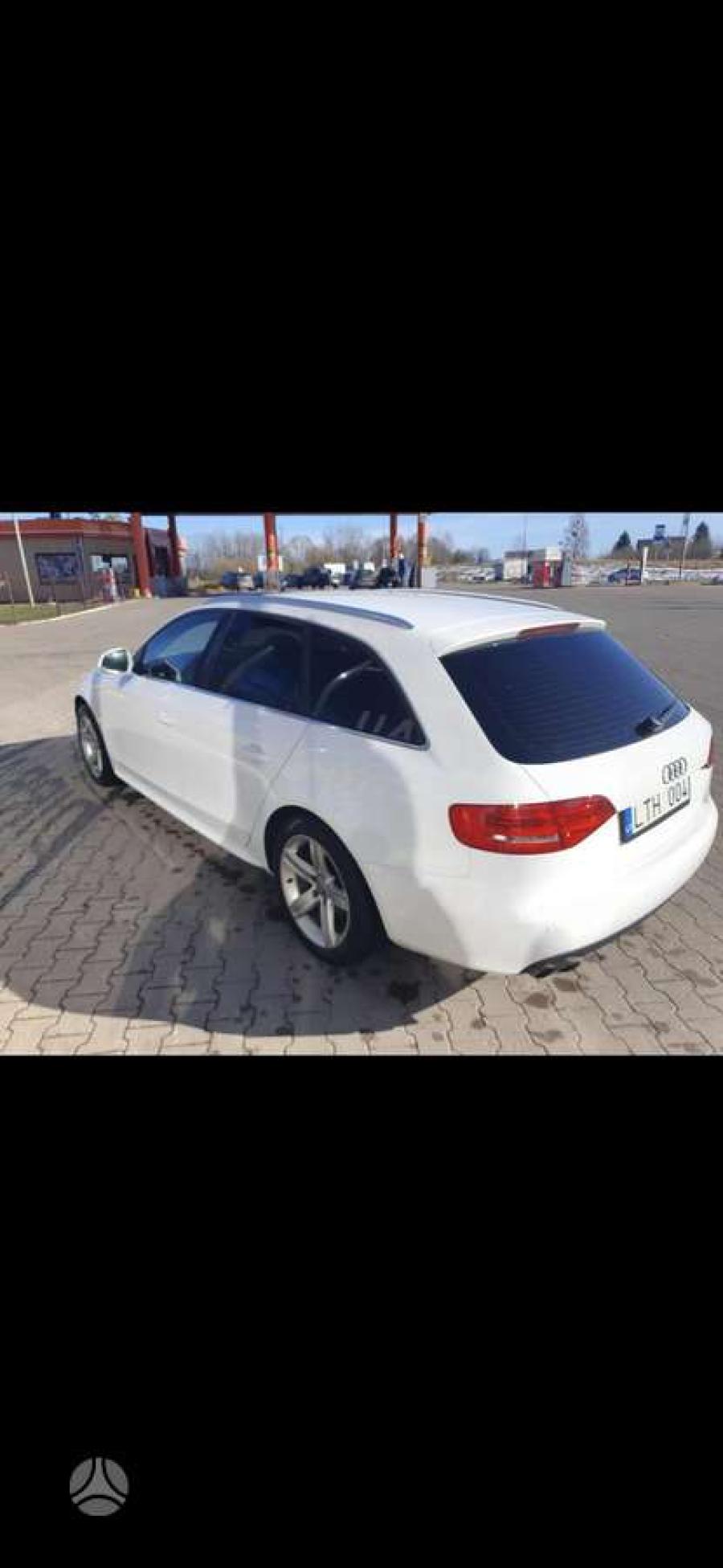 White Audi A4 2009 in Alytus, with an engine capacity of 2.00 L and mileage of 305 thousand km for 4900 €, photo 7 on AUTOMOTO.COM.LV