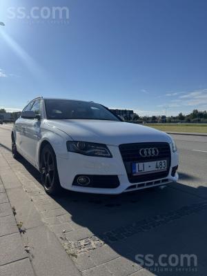 White Audi A4 2009 in Riga, with an engine capacity of 2.70 L and mileage of 310 thousand km for 3700 €, photo  on AUTOMOTO.COM.LV