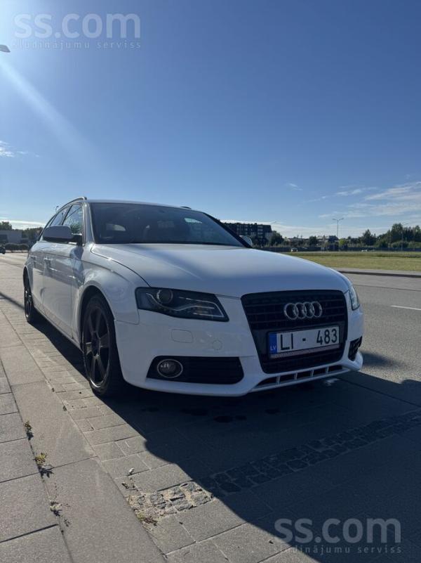 White Audi A4 2009 in Riga, with an engine capacity of 2.70 L and mileage of 310 thousand km for 3700 €, photo 1 on AUTOMOTO.COM.LV