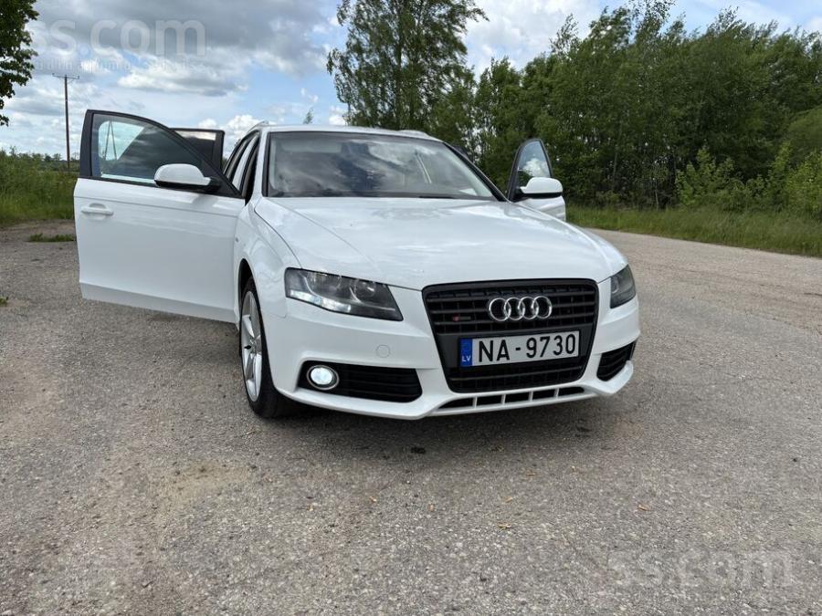White Audi A4 2010 in Bauska, with an engine capacity of 2.00 L and mileage of 340 thousand km for 1000 €, photo 7 on AUTOMOTO.COM.LV