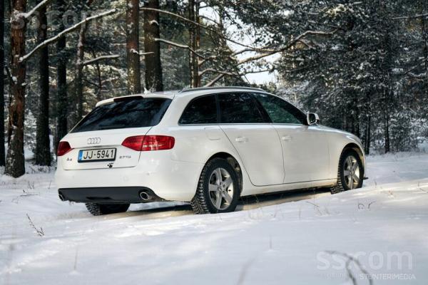 White Audi A4 2010 in Daugavpils, with an engine capacity of 2.70 L and mileage of 300 thousand km for 7500 €, photo 3 on AUTOMOTO.COM.LV