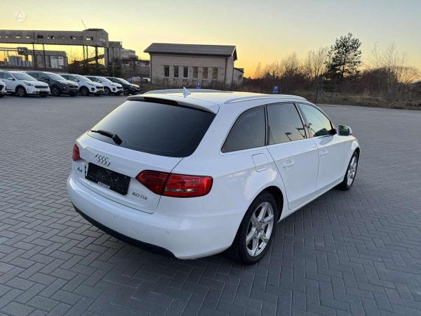 White Audi A4 2010 in Telschi, with an engine capacity of 1.97 L and mileage of 251 thousand km for 5500 €, photo 7 on AUTOMOTO.COM.LV