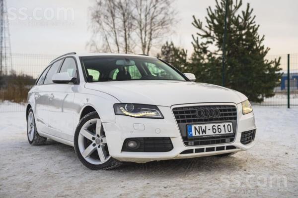 White Audi A4 2010 in Riga, with an engine capacity of 2.00 L and mileage of 390 thousand km for 5790 €, photo 3 on AUTOMOTO.COM.LV