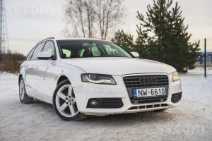 White Audi A4 2010 in Riga, with an engine capacity of 2.00 L and mileage of 390 thousand km for 5790 €, photo 3 on AUTOMOTO.COM.LV