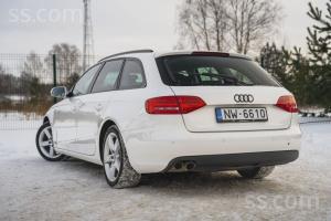 White Audi A4 2010 in Riga, with an engine capacity of 2.00 L and mileage of 390 thousand km for 5790 €, photo 4 on AUTOMOTO.COM.LV