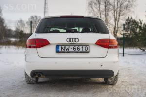 White Audi A4 2010 in Riga, with an engine capacity of 2.00 L and mileage of 390 thousand km for 5790 €, photo 5 on AUTOMOTO.COM.LV