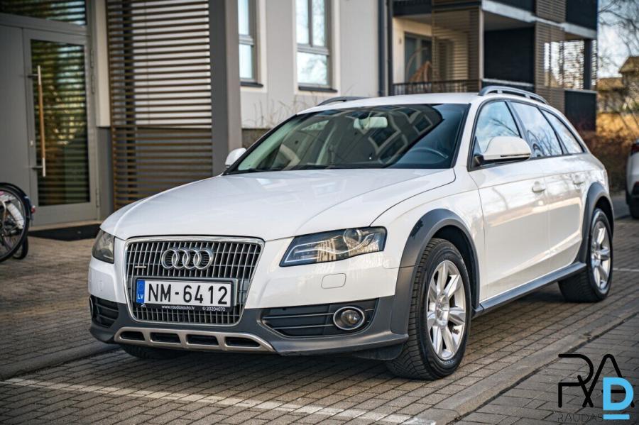 White Audi A4 2010 in Riga, with an engine capacity of 2.00 L and mileage of 299 thousand km for 7990 €, photo 1 on AUTOMOTO.COM.LV