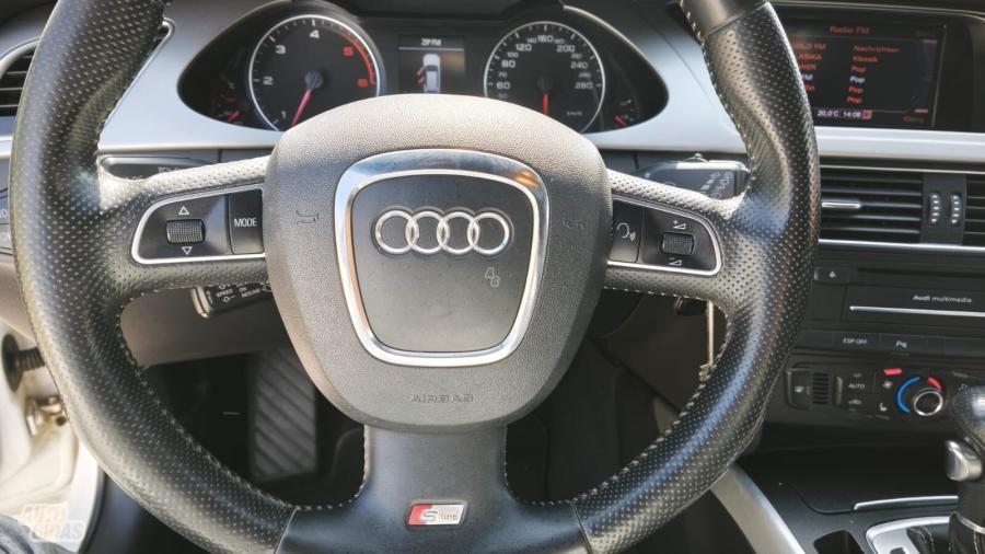 Balts Audi A4 2010 Marijampole, ar dzinēja tilpumu 3.00 L un nobraukumu 265 tūkst. km par 6700 €, foto 11 vietnē AUTOMOTO.COM.LV