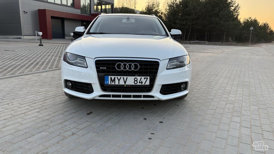 White Audi A4 2010 in Vilnius, with an engine capacity of 3.00 L and mileage of 349 thousand km for 6800 €, photo 3 on AUTOMOTO.COM.LV