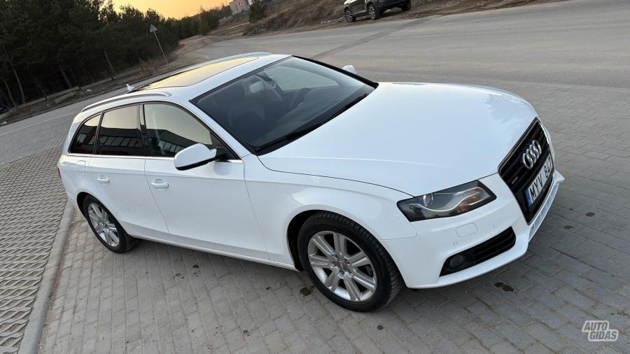 White Audi A4 2010 in Vilnius, with an engine capacity of 3.00 L and mileage of 349 thousand km for 6800 €, photo 7 on AUTOMOTO.COM.LV
