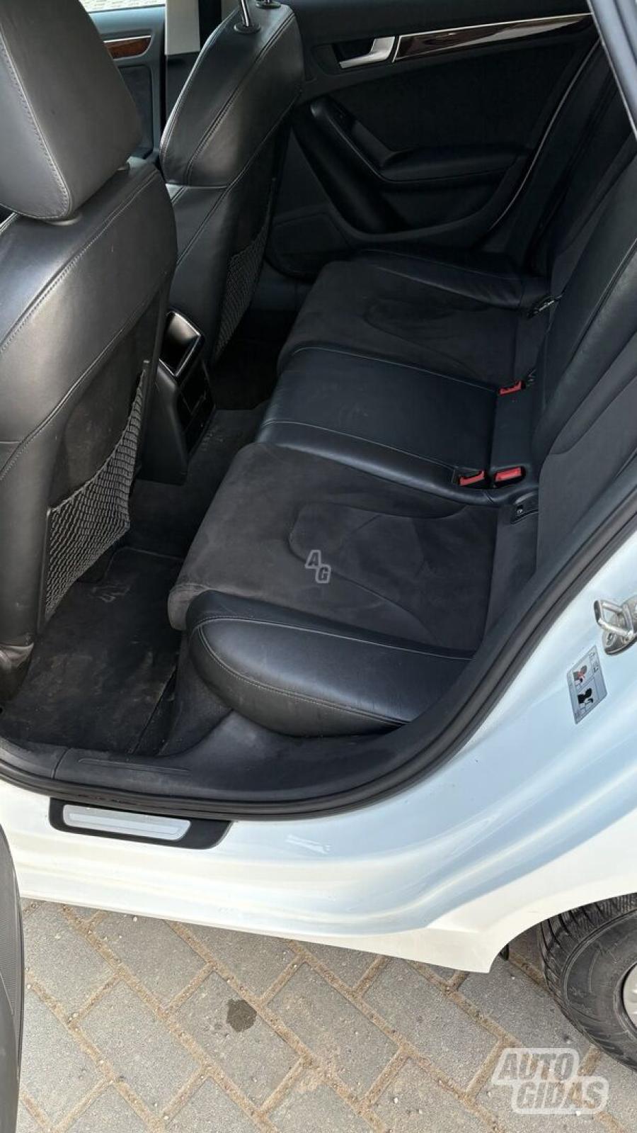 White Audi A4 2010 in Vilnius, with an engine capacity of 3.00 L and mileage of 349 thousand km for 6800 €, photo 13 on AUTOMOTO.COM.LV