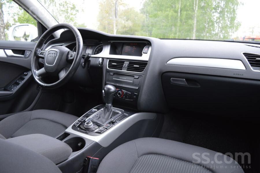 Balts Audi A4 2010 Dobele, ar dzinēja tilpumu 2.00 L un nobraukumu 315 tūkst. km par 5600 €, foto 15 vietnē AUTOMOTO.COM.LV