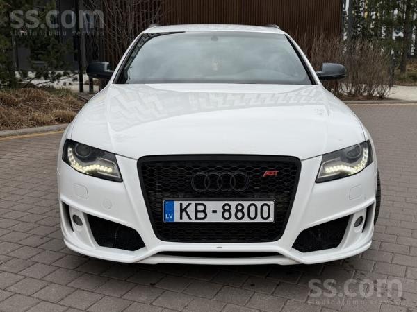 White Audi A4 2010 in Riga, with an engine capacity of 2.70 L and mileage of 451 thousand km for 5650 €, photo 7 on AUTOMOTO.COM.LV