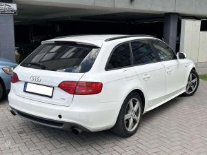 White Audi A4 2010 in Kaunas, with an engine capacity of 1.98 L and mileage of 230 thousand km for 2950 €, photo 4 on AUTOMOTO.COM.LV