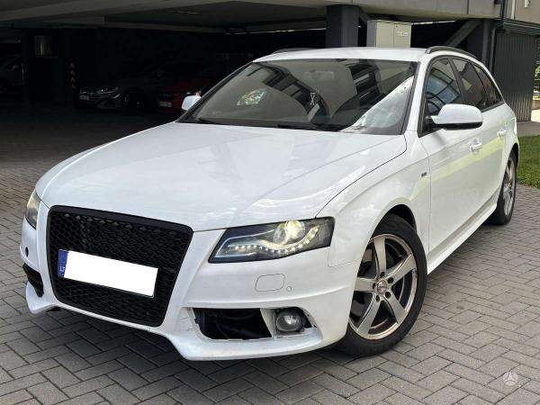 White Audi A4 2010 in Kaunas, with an engine capacity of 1.98 L and mileage of 230 thousand km for 2950 €, photo 5 on AUTOMOTO.COM.LV