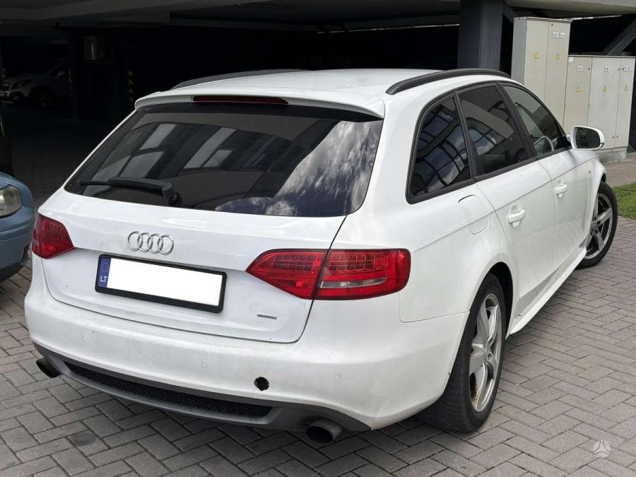 White Audi A4 2010 in Kaunas, with an engine capacity of 1.98 L and mileage of 230 thousand km for 2950 €, photo 8 on AUTOMOTO.COM.LV