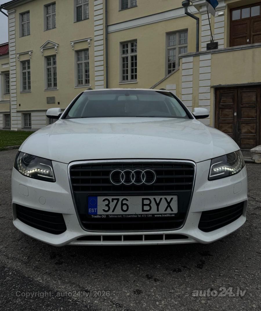 White Audi A4 2010 in Tallinn, with an engine capacity of 2.00 L and mileage of 324 thousand km for 7100 €, photo 3 on AUTOMOTO.COM.LV