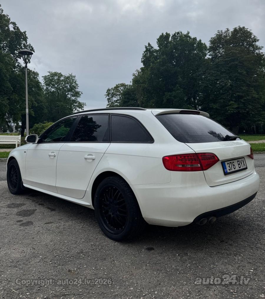 White Audi A4 2010 in Tallinn, with an engine capacity of 2.00 L and mileage of 324 thousand km for 7100 €, photo 7 on AUTOMOTO.COM.LV