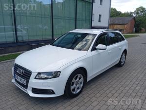 White Audi A4 2010 in Balvi, with an engine capacity of 2.00 L and mileage of 0 thousand km for 3790 €, photo  on AUTOMOTO.COM.LV