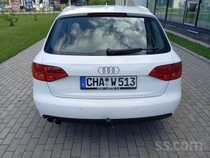 White Audi A4 2010 in Balvi, with an engine capacity of 2.00 L and mileage of 0 thousand km for 3790 €, photo 9 on AUTOMOTO.COM.LV