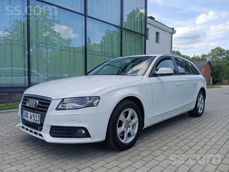 White Audi A4 2010 in Balvi, with an engine capacity of 2.00 L and mileage of 0 thousand km for 3790 €, photo 11 on AUTOMOTO.COM.LV