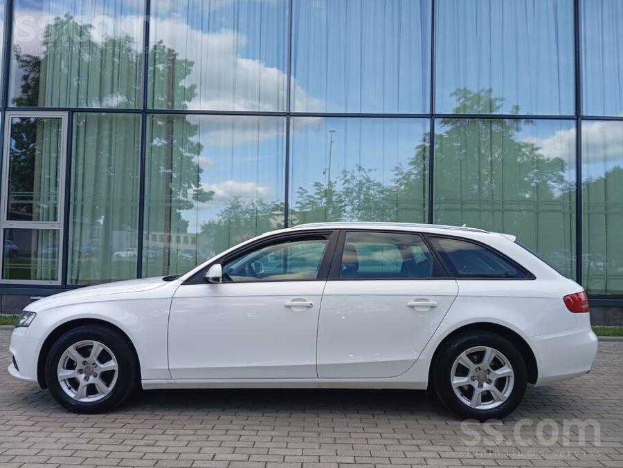 White Audi A4 2010 in Balvi, with an engine capacity of 2.00 L and mileage of 0 thousand km for 3790 €, photo 12 on AUTOMOTO.COM.LV