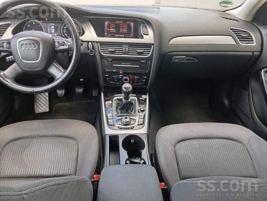 White Audi A4 2010 in Balvi, with an engine capacity of 2.00 L and mileage of 0 thousand km for 3790 €, photo 19 on AUTOMOTO.COM.LV