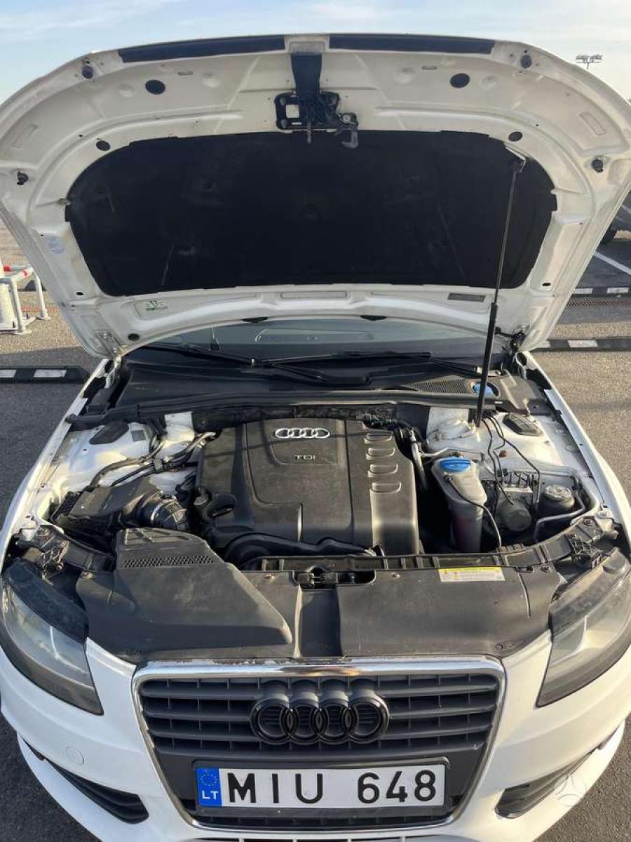 Balts Audi A4 2010 Viļņa, ar dzinēja tilpumu 2.00 L un nobraukumu 274 tūkst. km par 4500 €, foto 11 vietnē AUTOMOTO.COM.LV