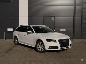White Audi A4 2010 in Vilnius, with an engine capacity of 1.98 L and mileage of 271 thousand km for 5999 €, photo 3 on AUTOMOTO.COM.LV