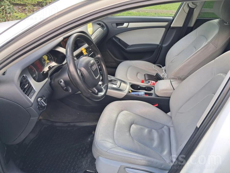 Balts Audi A4 2010 Liepāja, ar dzinēja tilpumu 3.00 L un nobraukumu 324 tūkst. km par 4800 €, foto 5 vietnē AUTOMOTO.COM.LV