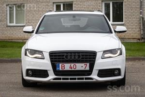 White Audi A4 2010 in Tukums, with an engine capacity of 1.80 L and mileage of 314 thousand km for 6990 €, photo 4 on AUTOMOTO.COM.LV
