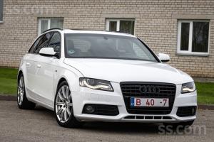 White Audi A4 2010 in Tukums, with an engine capacity of 1.80 L and mileage of 314 thousand km for 6990 €, photo 5 on AUTOMOTO.COM.LV